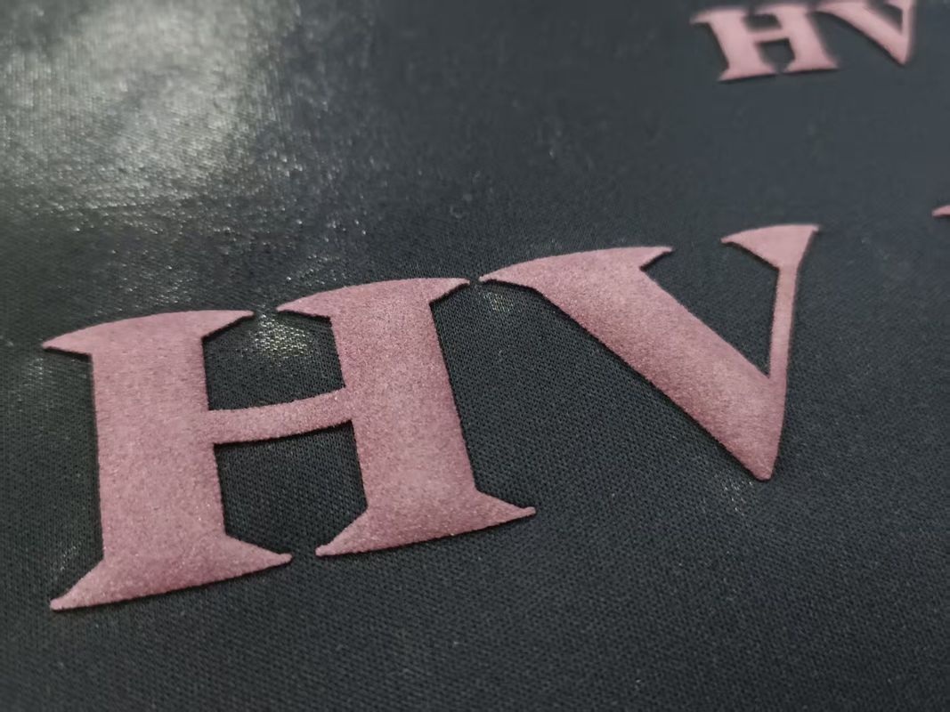 Custom 3D Puff Foam Garment Embossed Sticker Clothing Logo Heat Press ...